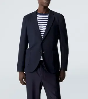 SLOWEAR Cotton Blazer - Blue