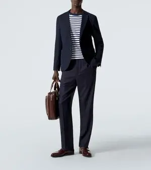 SLOWEAR Cotton Blazer - Blue