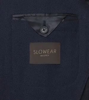 SLOWEAR Cotton Blazer - Blue