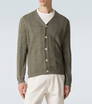 Brunello Cucinelli Linen And Cotton Cardigan