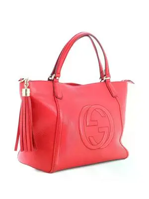 Gucci Soho Convertible Top Handle Satchel - Red