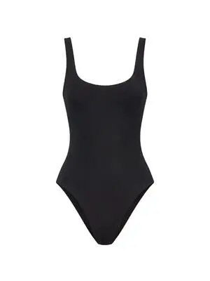 Bond Eye Reversible Square Neck One-piece Swimsuit - Black