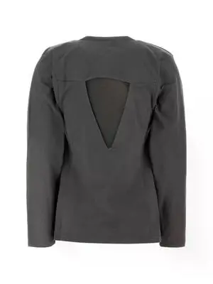 JIL SANDER Back Hole T-shirt - Grey