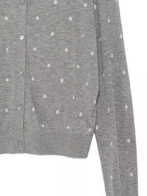 JNBY Polka Dot Cardigan - Grey