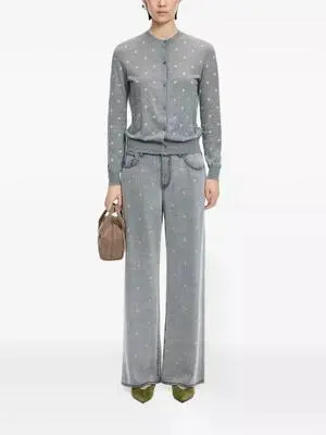 JNBY Polka Dot Cardigan - Grey