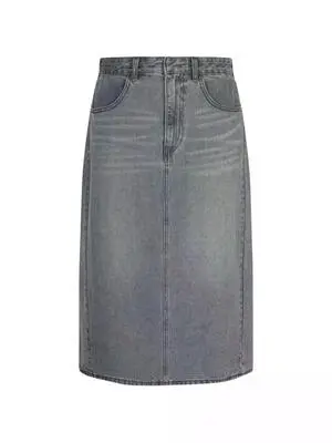 JNBY Denim Midi Skirt Grey