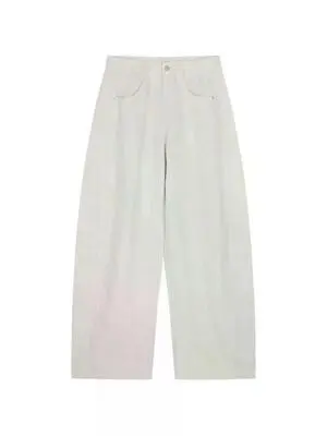 JNBY Wide-leg Linen Trousers - Neutrals