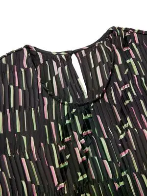 JNBY Geometric-print Mini Dress - Black