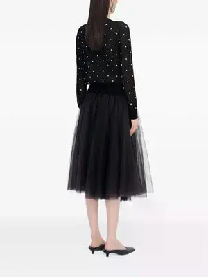 JNBY Polka-dot Cardigan - Black