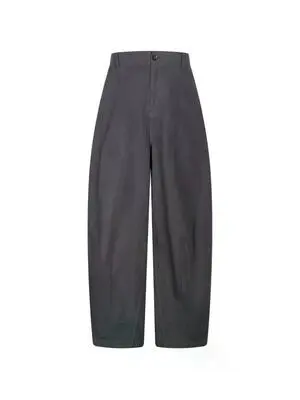 CROQUIS Tapered Trousers With Drawstring