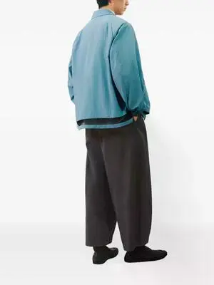 CROQUIS Tapered Trousers With Drawstring