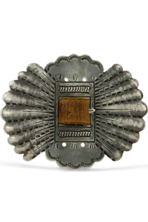 Lela Rose Vintage Navajo First Phase Sterling Concho Buckle