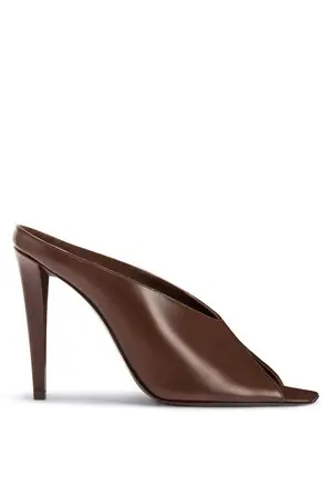 GIUSEPPE ZANOTTI Leather Sabot Sandals