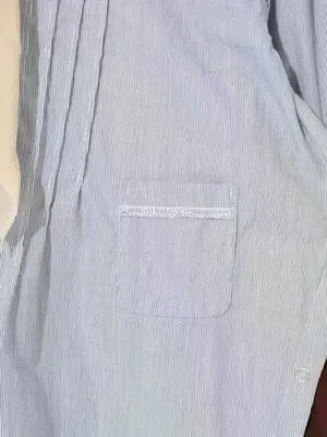 Undercover Pinstripe Ruffled Blouse