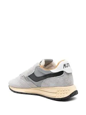 AUTRY Reelwind Low Leather Sneakers - Silver