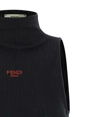Fendi Wool Turtleneck Top