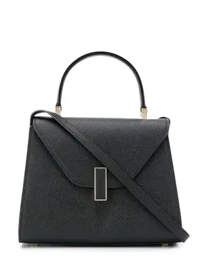 VALEXTRA Iside Mini Leather Handbag - Black