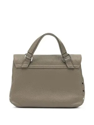 ZANELLATO Postina Daily Giorno Baby Leather Handbag - Grey