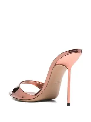 Paris Texas Lidia Patent Leather Heel Sandals - Pink