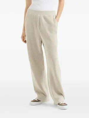 Brunello Cucinelli Cotton Trousers - Beige