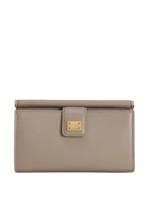 Dolce & Gabbana Leather Phone Bag - Brown