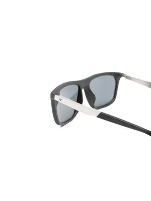 Emporio Armani Rectangle Sunglasses - Black