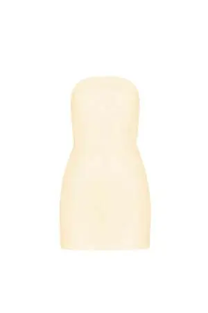 Amanda Uprichard Berkshire Mini Dress With Chiffon Cape