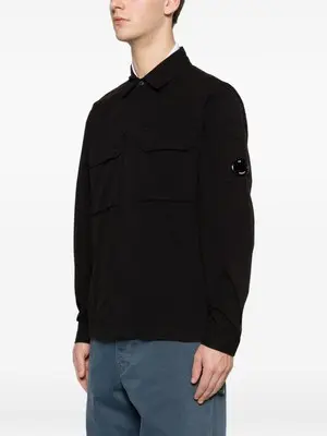 C.P. COMPANY Organic Cotton Overshirt - Black
