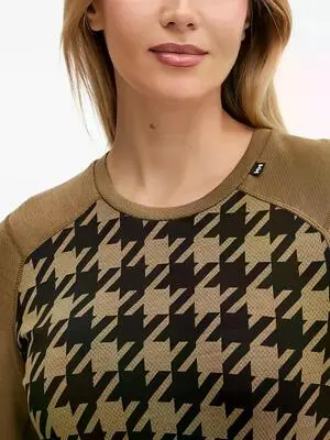 Helly Hansen Lifa Houndstooth-pattern Base Layer