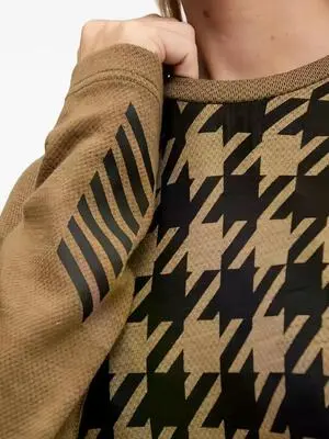 Helly Hansen Lifa Houndstooth-pattern Base Layer