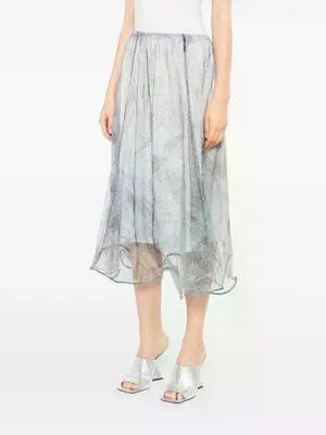 JNBY Paisley-print Midi Skirt