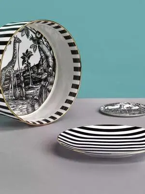 SIMONE GUIDARELLI HOME Sunset Safari Salad Bowl