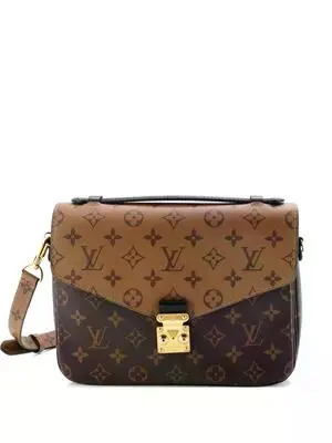 LOUIS VUITTON Pochette Metis Monogram Crossbody Bag - Brown