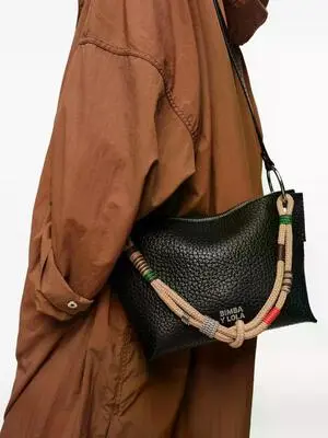 Bimba Y Lola Mini Bag With Rope Handle - Black