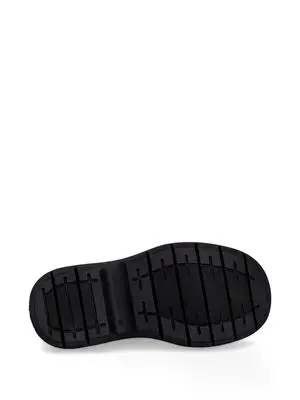 MSGM Buckle Leopard-print Platform Ankle Boots