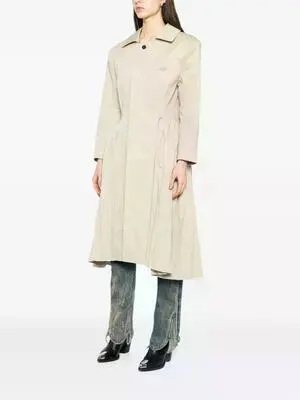 BONBOM Pleated Coat