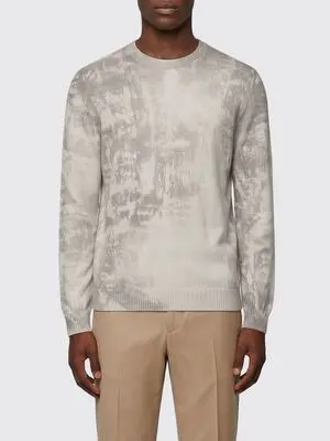 Avant Toi Abstract Pattern Cashmere Sweater - Brown
