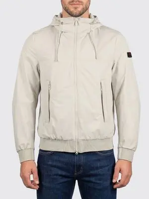 Peuterey Hooded Nylon Zip-up Jacket - Beige