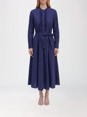 Aspesi Cotton Ruffled Shirtdress