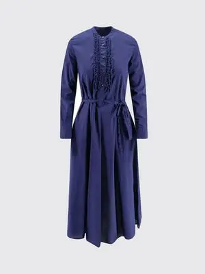Aspesi Cotton Ruffled Shirtdress