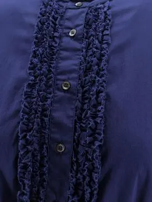 Aspesi Cotton Ruffled Shirtdress