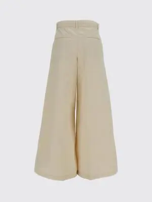 Polo Ralph Lauren Cotton Wide Leg Trousers - Beige