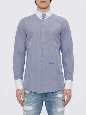 Dsquared2 Spread Collar Shirts For Men