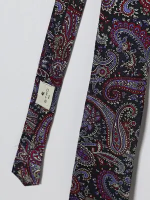 Etro Printed Neck Tie - Blue