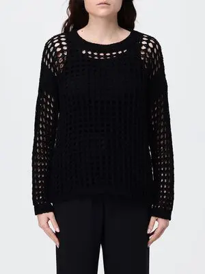 Max Mara Open Knit Sweater - Black