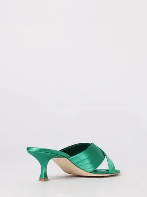 Manolo Blahnik Heeled Sandal - Green