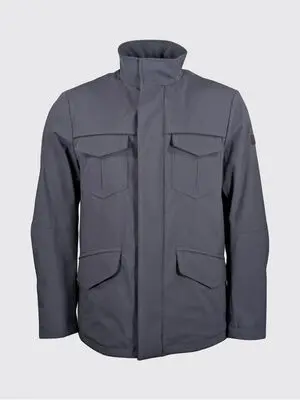 Peuterey Short Parka In Stretch Polyester