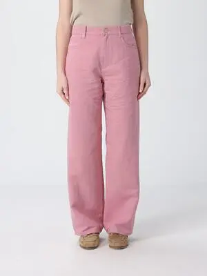 Max Mara Cotton And Linen Trousers - Peony