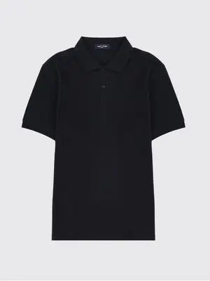 Fred Perry Cotton Polo Shirt With Logo - Navy