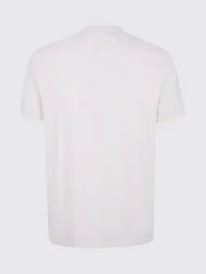 Fred Perry Cotton T-shirt With Embroidered Logo - Nude